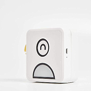 PoooliPrint L2 Inkless Pocket Printer, Yellow + White Sticky Paper 3 Rolls