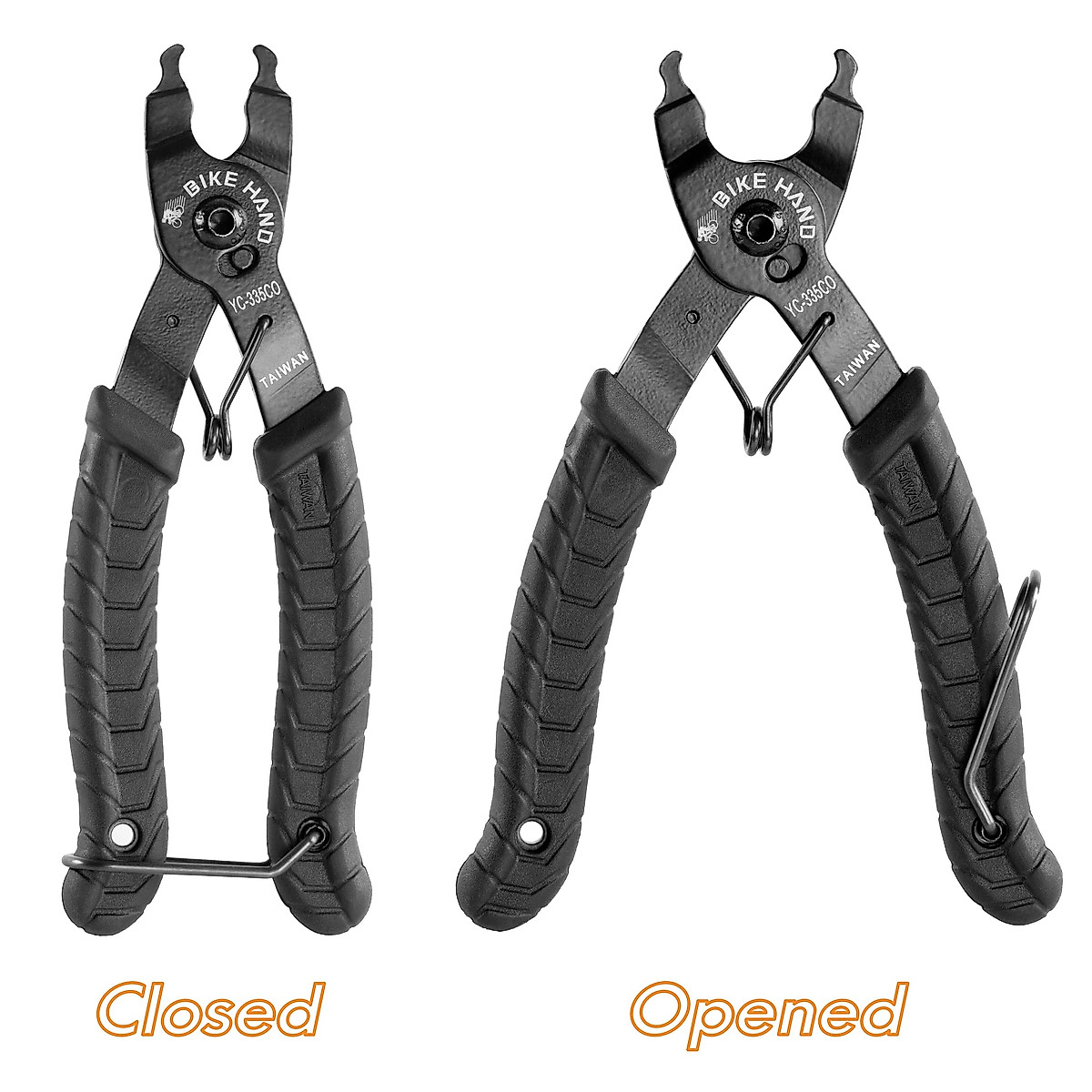 BIKEHAND Bike Bicycle Chain Master Link Pliers Tool - MTB Road Quick Link Remover Removal - Compatible with All Brands: for Shimano Sram KMC Chain - Standard
