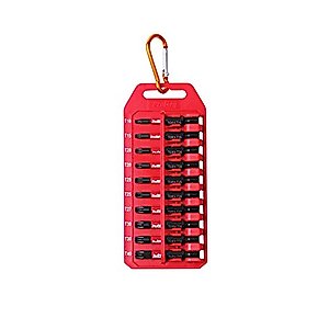 Protorq Impact Bit Set W/clip, T10-T40 TORX,10-Piece, 2 Inch Length, Industrial Strength, 1/4" Hex Shank