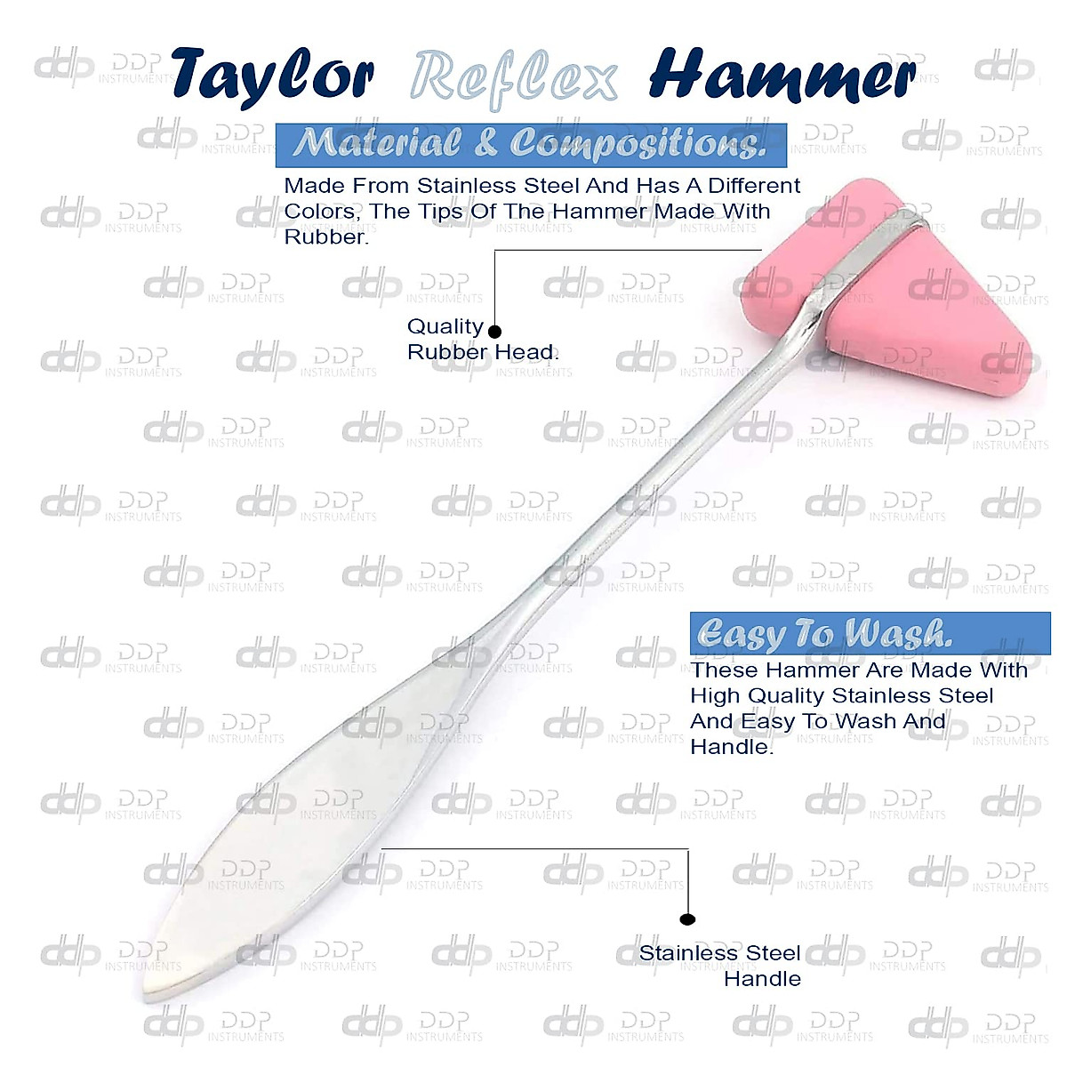 DDP Taylor Percussion Hammer, HOT Pink