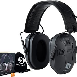 FUYOU 360 Degree Electronic Hearing Protection Shooting Earmuffs Gun Range, Noiser Reduction Electronic Ear Protection-Tactical Electronic Ear Muff Hunting