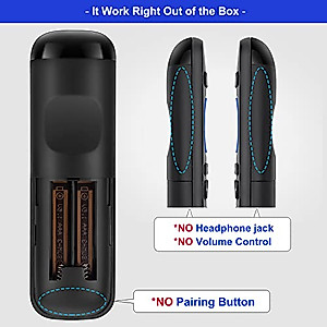 for Roku Express Remote,for Roku Premiere Remote,for Roku 1,2,3,4 (HD,LT,XS,XD),(NOT for Roku Stick, Roku TV)