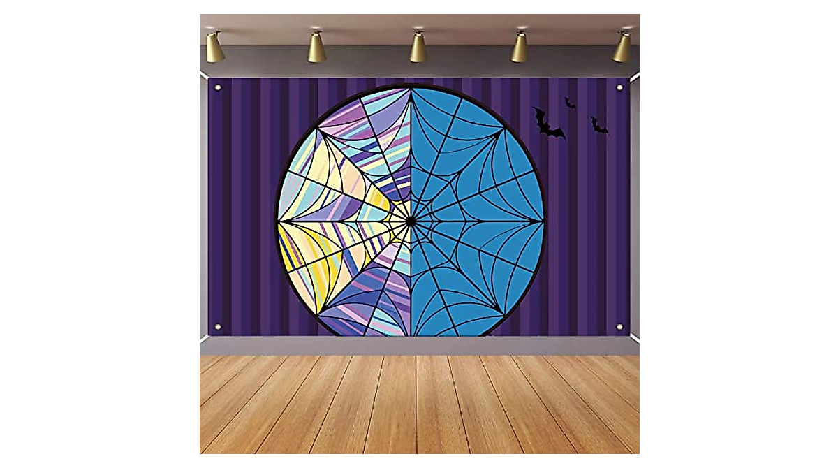 Wednesday Party Backdrop 70.8x43.3 Inch for Celebrations & Photos