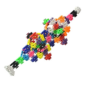 Lux Blox Mega Flexer Rainbow Colors. Building Blocks Kit for Kids Girls and Boys. Learn About Science and Engineering with This STEM STEAM Toy. Gift Option for Children