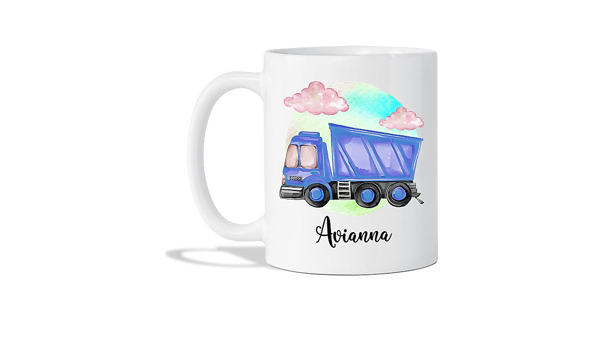 Personalized Dump Truck Coffee Mug - Custom Gifts