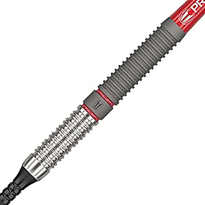 Target Darts Sync 10 20G 80% Tungsten Soft Tip Darts Set, Red, Silver and Black (SYNCSOFT)