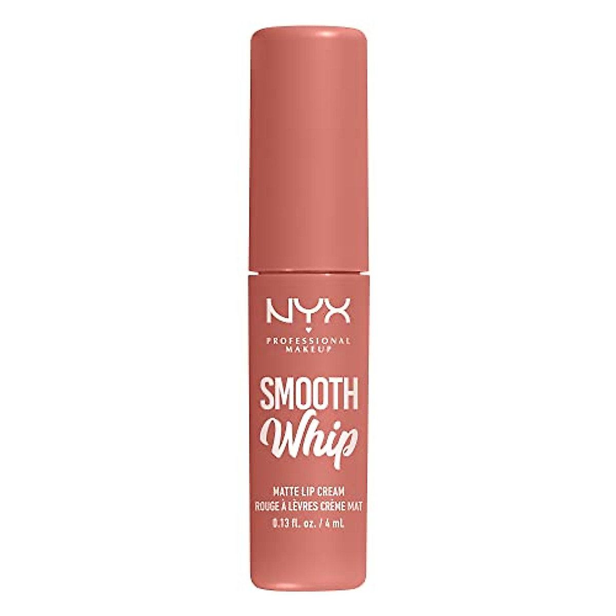 NYX PROFESSIONAL MAKEUP Smooth Whip Matte Lip Cream, Long Lasting, Moisturizing, Vegan Liquid Lipstick - Cheeks (Soft Pinky Nude)