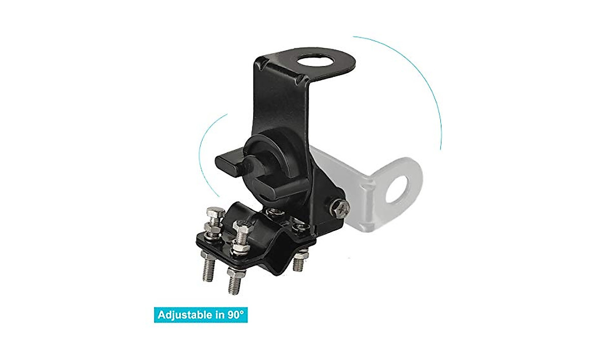 Bingfu Vehicle CB Radio Mirror Mount - Universal & Durable Antenna Bracket