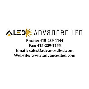 Advanced LED New 10-30V 8 Inch Waterproof Awning/Porch/Deck Light Bar for RVs, Boats, Campers, Caravans, Trailers, in Die Cast Aluminum Housing w/PC Lens, Engineered Reflector, & Super Hi-Power LEDs