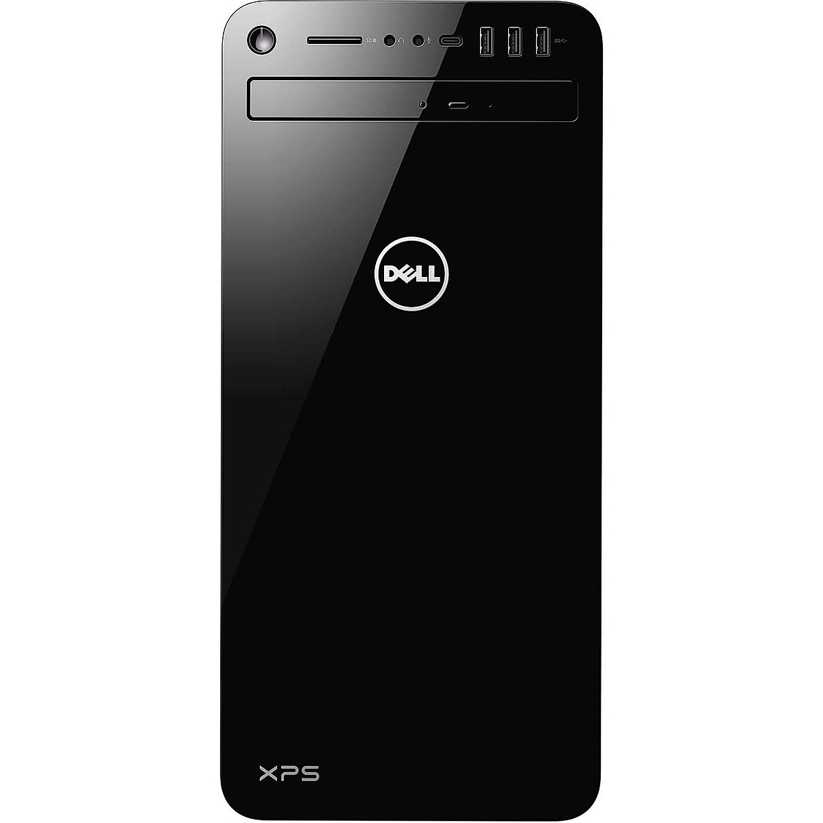 Dell 8930 XPS Tower Desktop Computer, 9th Generation Intel Core i7-9700, NVIDIA GeForce GTX 1050Ti 4GB Graphics, 256GB SSD plus 1TB HDD, 16GB Memory, Windows 10 Home, DVD-RW, Black