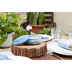 Hunter & Willow Citronella Candle with Lemon Verbena, Natural Soy Wax, 3 Wick, (36oz) Large Triple Pack, for Indoor, Outdoor, Patio and Camping.