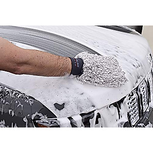 Redline Finish - The Boss Ultimate Microfiber Wash Mitt - 11x6 inches, Ultra Soft, Scratch and Swirl Free Washing