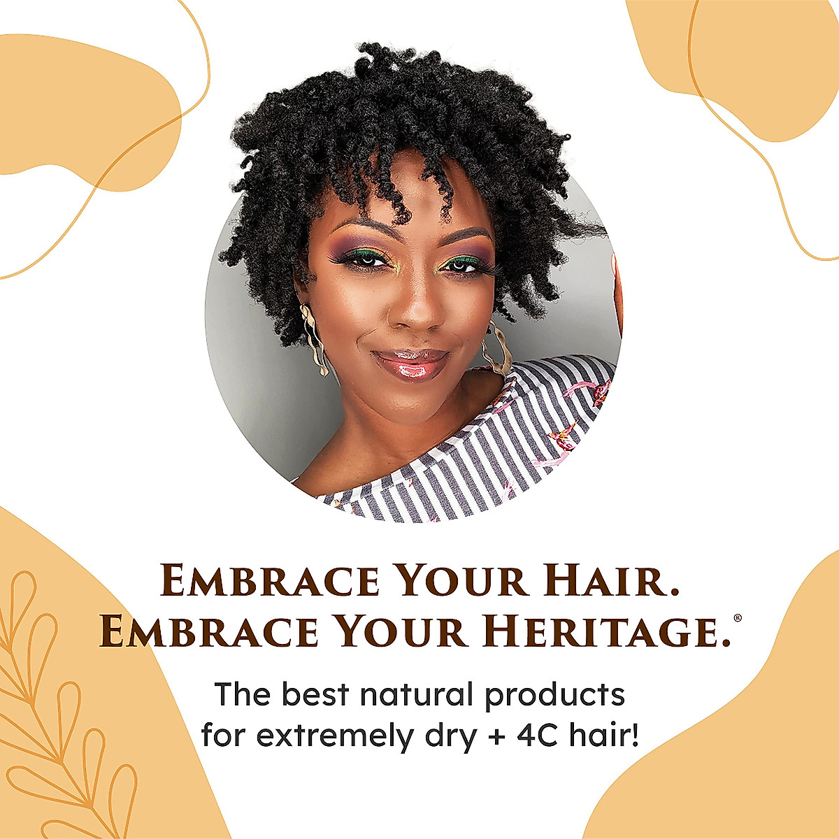 Qhemet Biologics Amla & Olive Heavy Cream - Moisturizing Balm for Extremely Dry & 4C Hair - Adds Soft, Supple Moisture & Hydration to Afros, Coils, Curls, Puffs, Twists, Braids, Locs & More (8.9 oz)