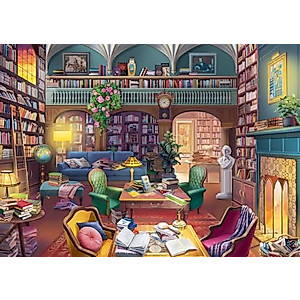 Ravensburger Dream Library - 500 Piece Jigsaw Puzzle for Adults | Softclick Technology Large Format Pieces | Unique & Vibrant Artwork | FSC Certified