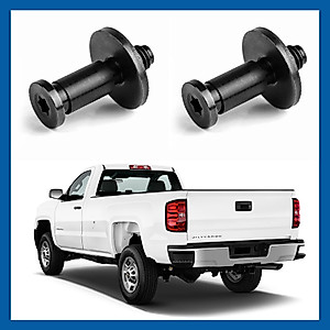 UNIGT 38427 Tailgate Striker Bolt Compatible with Chevy Silverado Escalade Avalanche Sierra Come with Nuts Replace 11570162 - Set of 2
