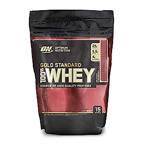 Optimum Nutrition 100% Gold Standard Whey Protein Powder Delicious Strawberry 450G