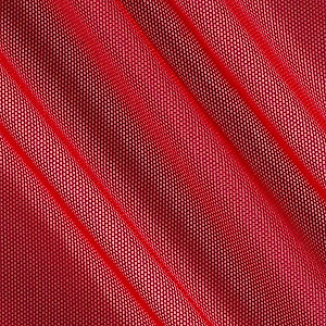 Power Mesh Fabric | 5 Yards Continuous | 60" Wide | 4-Way Stretch, 10% Spandex | Lightweight, Sheer (Scarlet)