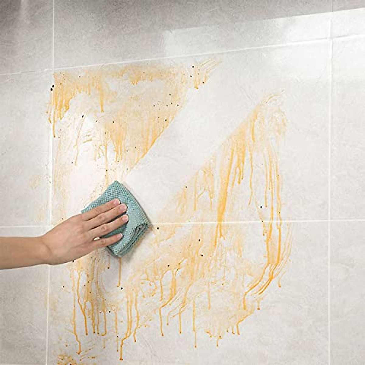 CHANMOL Clear Peel and Stick Wallpaper, Self-Adhesive Wallpaper Wall Protector, Oil Proof Waterproof Contact Paper for Kitchen Cabinets, Whiteboard, Shelf Drawer Liner (15.7" x 78.8")