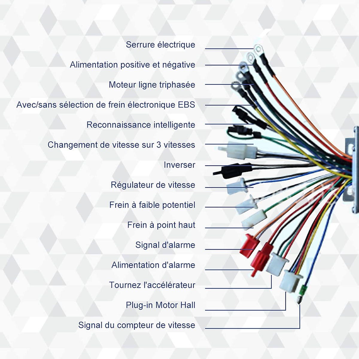 Alomejor Electric Scooter Motor 36V/48V 1000W Brushless Motor Controller for Electric Scooter