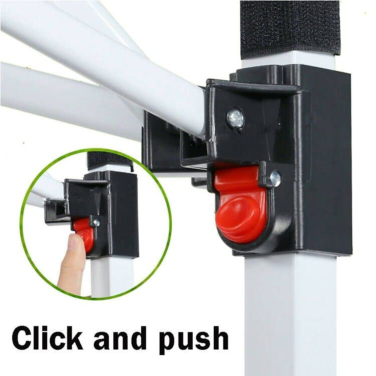 White 10x10ft Pop Up Tent Heavy Duty Gazebo,3 Height Adjustable Commercial Canopy Instant Shelter Outdoor Steel Frame Canopy,wtih Stakes/Ropes/Handle Bag,for Backyard Patio Garden