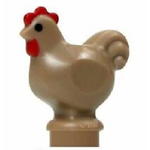 LEGO City Farm Combo Pack: Farm Garden and Scarecrow Polybag (30590) and Brown Chicken