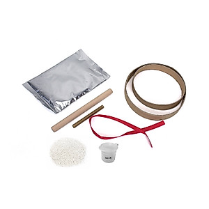 Child to Cherish Snowprints Glitter Baby's First Christmas Handprint or Footprint Ornament Kit