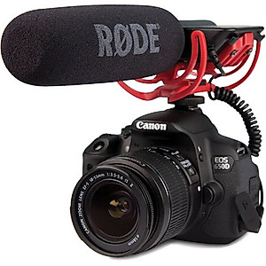 Rode VideoMic with Rycote Lyre Suspension System and Fuzzy Windbuster Kit