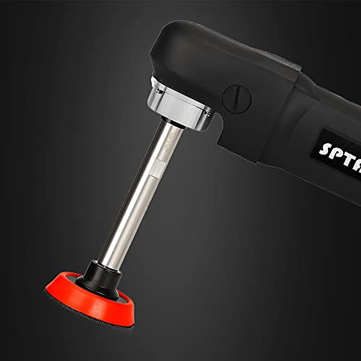 SPTA Stainless Steel Rotary Extension Shaft Set, 75mm,100mm,140mm, 5/8"-11 Thread for Rotary Polisher,Car Polisher,Polishing Pads,Backing Plate Electric Polisher