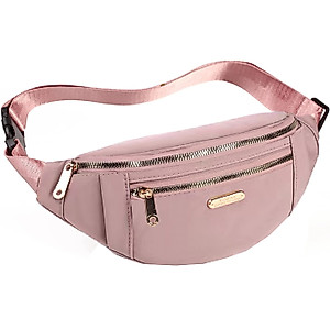 Fanny Pack Waist Pack for Women, Waterproof Waist Bag with Adjustable Strap for Travel Sports Running