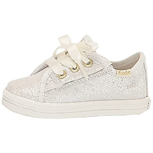 Keds Kids Baby Kickstart Crib Celebrations Sneaker, Ivory, 3 US Unisex Infant