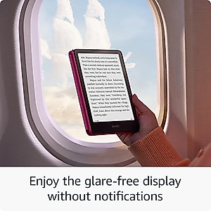 All-new Amazon Kindle Paperwhite (16 GB) – Our fastest Kindle ever, with new 7" glare-free display and weeks of battery life – Raspberry