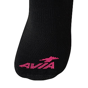 Avia Women's Quarter Socks - 10 Pack Cushioned Athletic Ankle Socks for Women - Women's Moisture Wicking Sports Socks (4-12), Size 4-9, Black