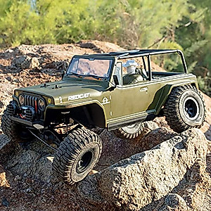 Redcat Racing TC8 Marksman RC Crawler – 1/8 Scale Brushed Electric Trail Crawler Off Road Rock Crawler RC Truck – 2.4Ghz Radio Controlled Waterproof Off Road Car – Great for All Terrain – Green