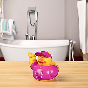 Fun Express I Love You Rubber Ducks - Set of 12 - Valentine's Day Toys, Gifts and Giveaways