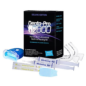 Teeth Whitening Kit - Professional At Home Teeth Whitening - Denta-Pro2000 It's Safe & Affordable - Get Whiter Teeth After Just One Use!