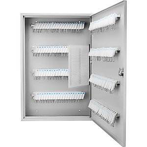 Barska Key Lock Key Cabinet Lock Box with Numbered Hooks and Tags - 160 POSITION - WHITE TAGS