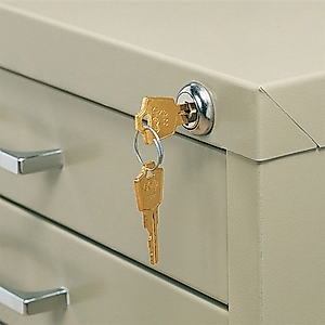 Safco 4981 Lock Kit for 5-Drawer Files