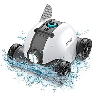 AIPER Seagull 1000 Cordless Pool Vacuum, Dual-Drive Motors, Self-Parking, Ideal for Above/In-Ground Flat Pool Up to 861 Sq Ft