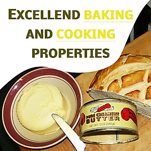 Red Feather Canned Butter Real Creamery Butter 6 Cans from New Zealand 100% pure no artificial colors or flavors Baking Supplies, Survival Food, Camping Meals with Safecastle Multipurpose Toolkit