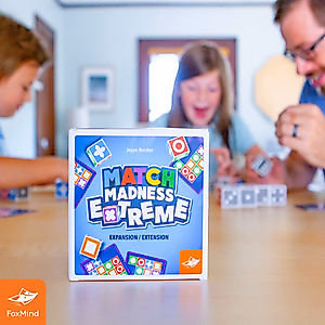 Foxmind Match Madness Extreme Expansion, Fun Puzzle Race for Family and Friends