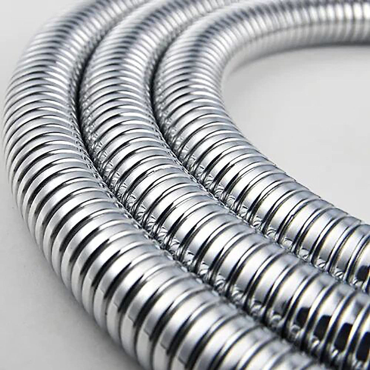 AIMIMI Stainless Steel Cord Protector Wire Loom Tubing 6mm Diamerter Length 80inch Cable Sleeve Split Sleeving for USB Cable Power Cord Audio Video Cable