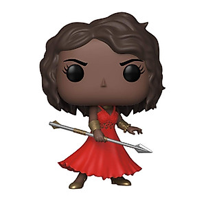 Pop! Marvel: Black Panther - Okoye with Red Dress and Removable Wig, Fall Convention Exclusive