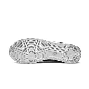 NIKE Men's Low-Top Sneakers Basketball Shoe, Black White, 14