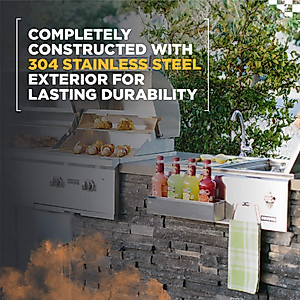 Coyote 30-Inch Stainless Steel Built-In Refreshment Center - CRC