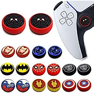 12Pcs Analog Thumb Grip Stick Cover, Wireless Controllers Game Remote Joystick Cap, Fantastic Non-Slip Silicone Handle Protection Cover for PS5/PS4/Xbox one/360/NSwitch PRO