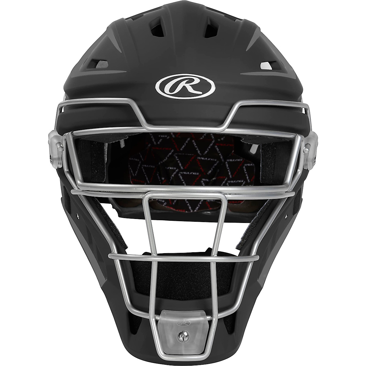 Rawlings | VELO 2.0 Catcher's Helmet | Baseball | Junior (6 1/2" - 7") | Black/Graphite