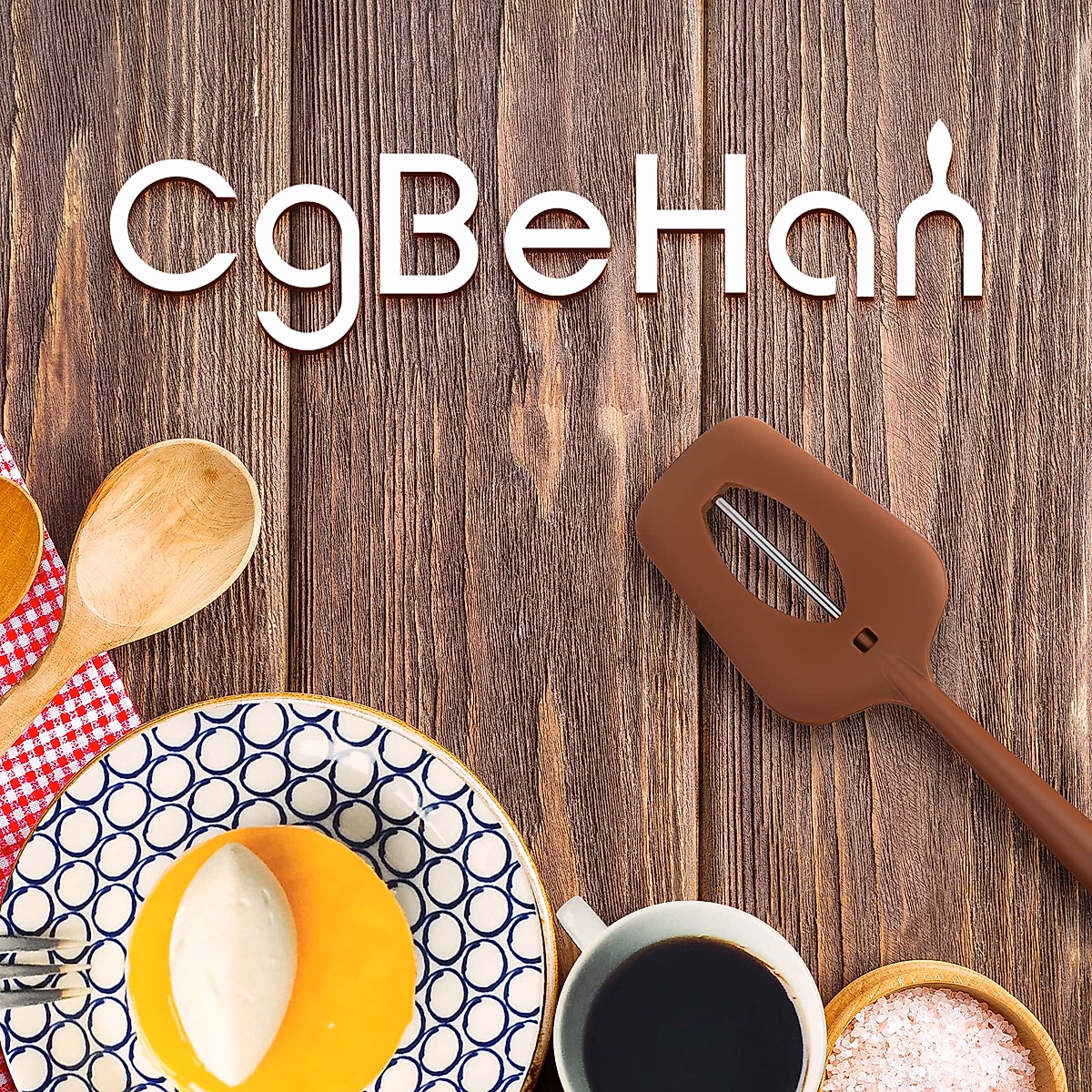 Digital Candy Thermometer,CgBeHah Instant Read Kitchen Cooking & Candy Spatula Thermometer Temperature Reader and Stirrer for Kitchen Cooking,Baking BBQ, Candy,Chocolate,Sauce, Jam