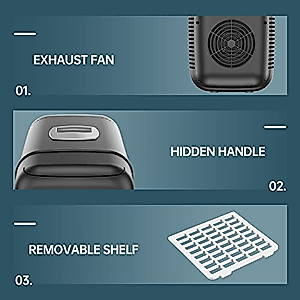 OMMO Mini Fridge, 6 L Portable Fridge, Cooler and Warmer Compact Small Refrigerator with AC/DC Power, for Skincare, Medications, Beverage, Home and Travel, Black