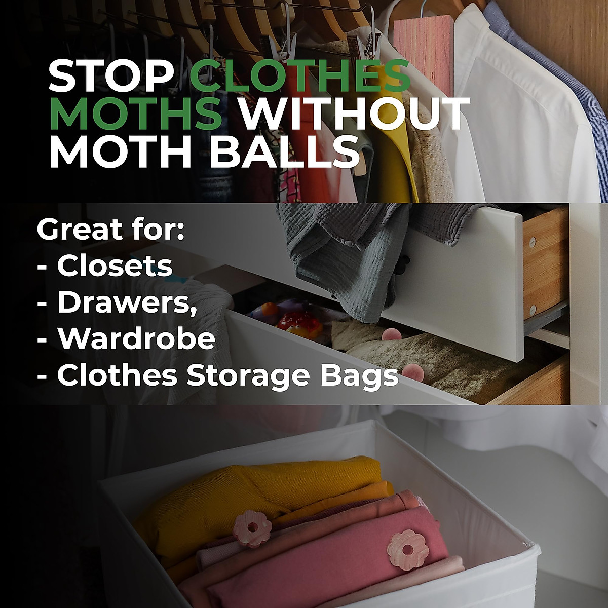 61 Pack Cedar Blocks, Sachets, Rings, Balls – Stop Clothes Damage – The Ultimate Cedar Collection to Protect Your Clothes