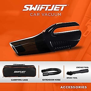SwiftJet Car Vacuum Cleaner - Mini Car Vacuum - Car Cleaning - Automotive Vacuum - Car Accessories - Aspiradora para Carro o Accesorios para Carro - Men & Women Car Detailing